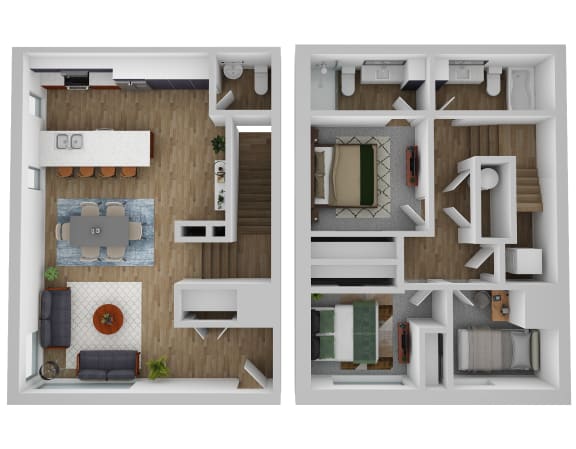 Edgeway | Floorplans | Townhouses for rent in Edmonton, AB